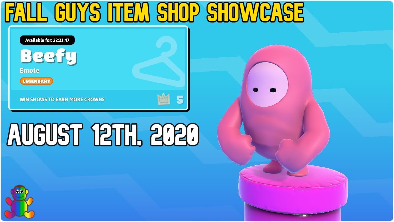 Fall Guys Item Shop Legendary BEEFY EMOTE! [AUGUSUT 12th, 2020] (Fall ...