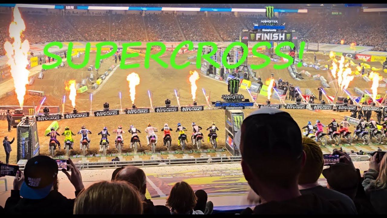 SUPERCROSS! @ Ford Field 2025: 250 & 450 Class - YouTube
