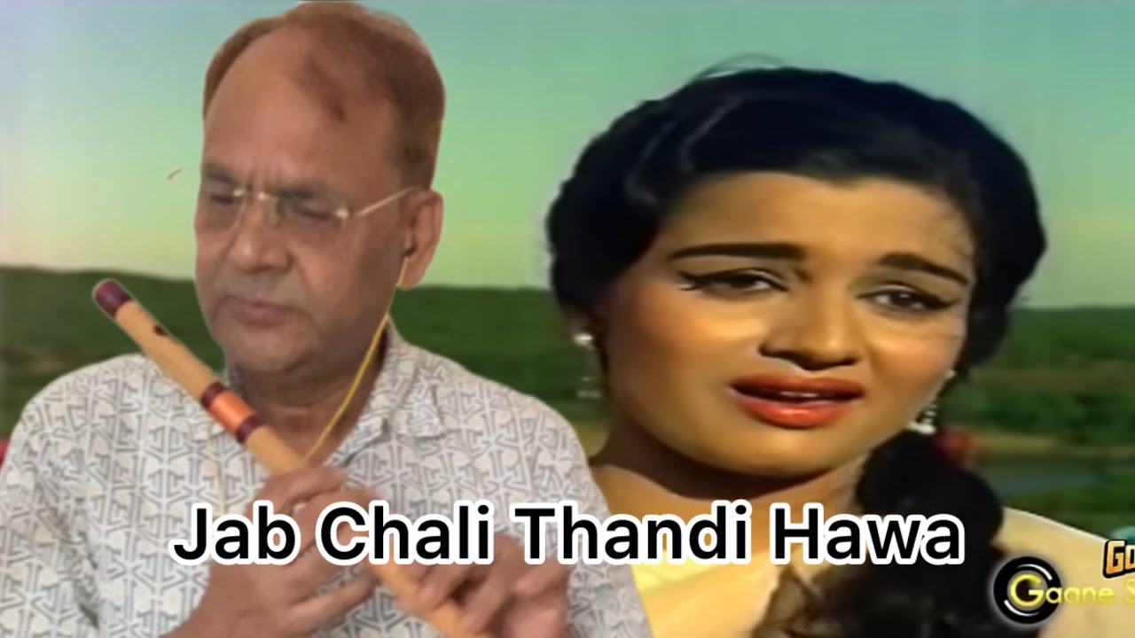 Jab Chali Thandi Hawa Flute Bansuri Instrumental जब चली ठंडी हवा ...