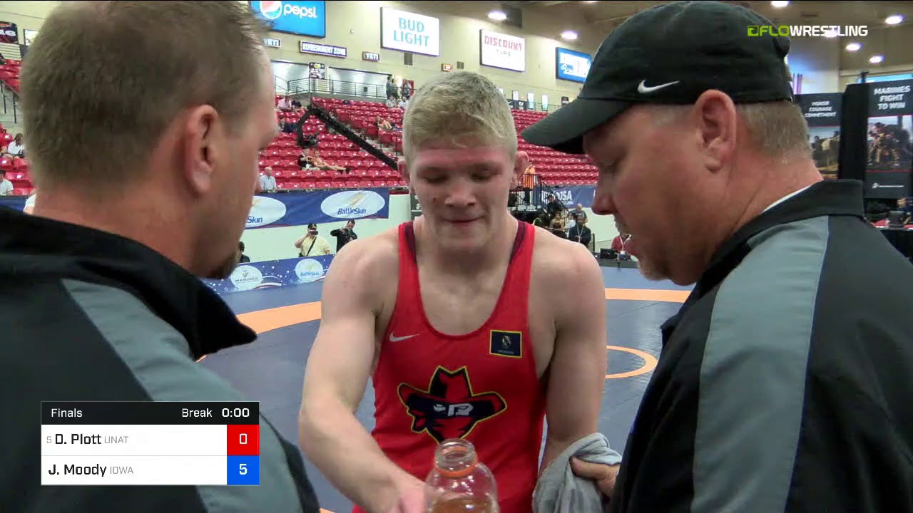 2018 Marine Corps US Open/UWW Junior Freestyle 74 Finals - Dustin Plott ...