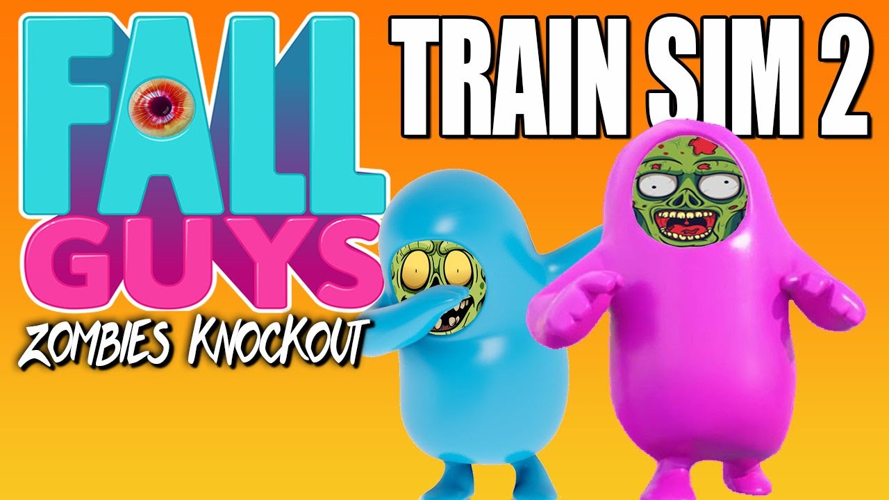 FALL GUYS ZOMBIES KNOCKOUT TRAIN SIM 2 (Left 4 Dead 2) - YouTube