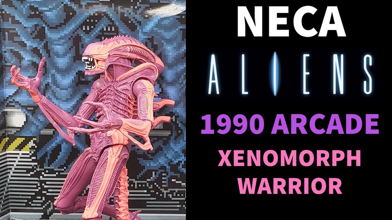 NECA Aliens 1990 Arcade Xenomorph Warrior Review - YouTube