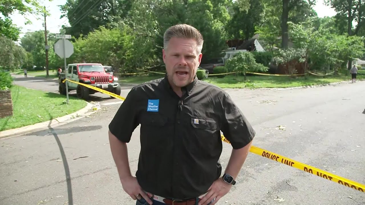 The Weather Channel Correspondent Justin Michaels reports on Two ...