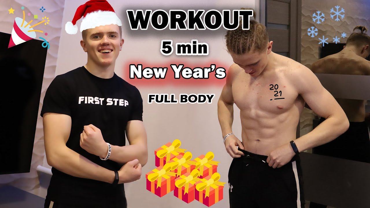 New Year's WORKOUT | 5 min Full Body Workout - YouTube