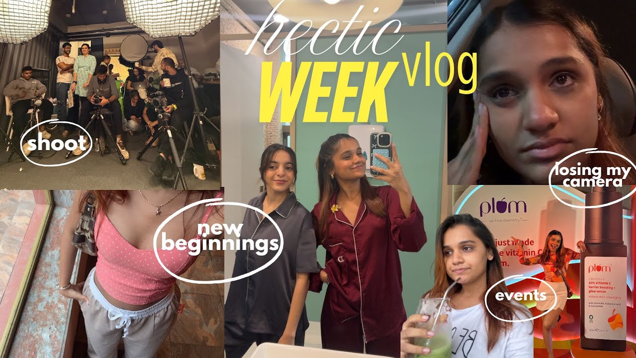 A VERY HECTIC WEEK IN MY LIFE// (losing my camera, shoot, new ...