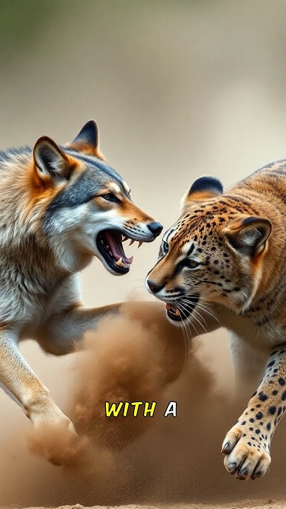 WILDEST Wolf vs Cougar Battle Ever - YouTube