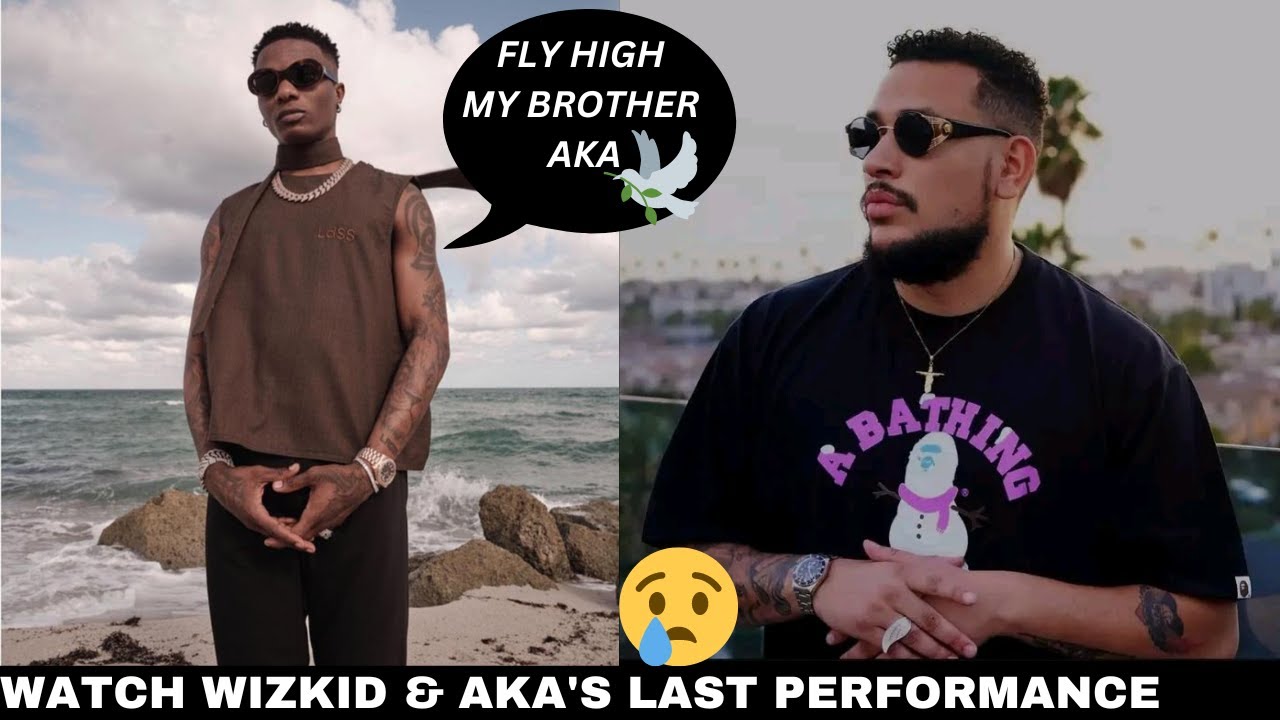 Wizkid react to AKA passing😥. Watch their last performance of roll up ...