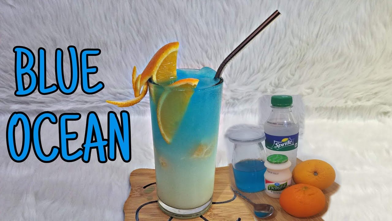 BLUE OCEAN | Fresh Orange, Cultured Milk, Gatorade and Sprite - YouTube
