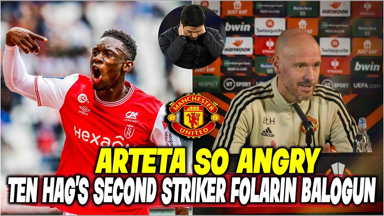 Arteta So Angry !! Ten Hag's Second Striker Folarin Balogun !! l News l ...