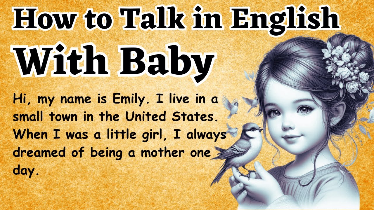 How to talk in English with Baby || English Story for Learning English ...