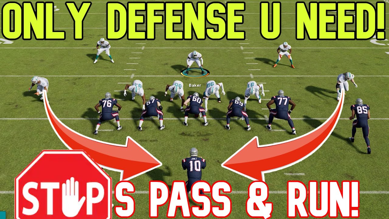 💪ONLY DEFENSE U NEED! Best Blitz & Base Defense in Madden NFL 22! 🛑 ...