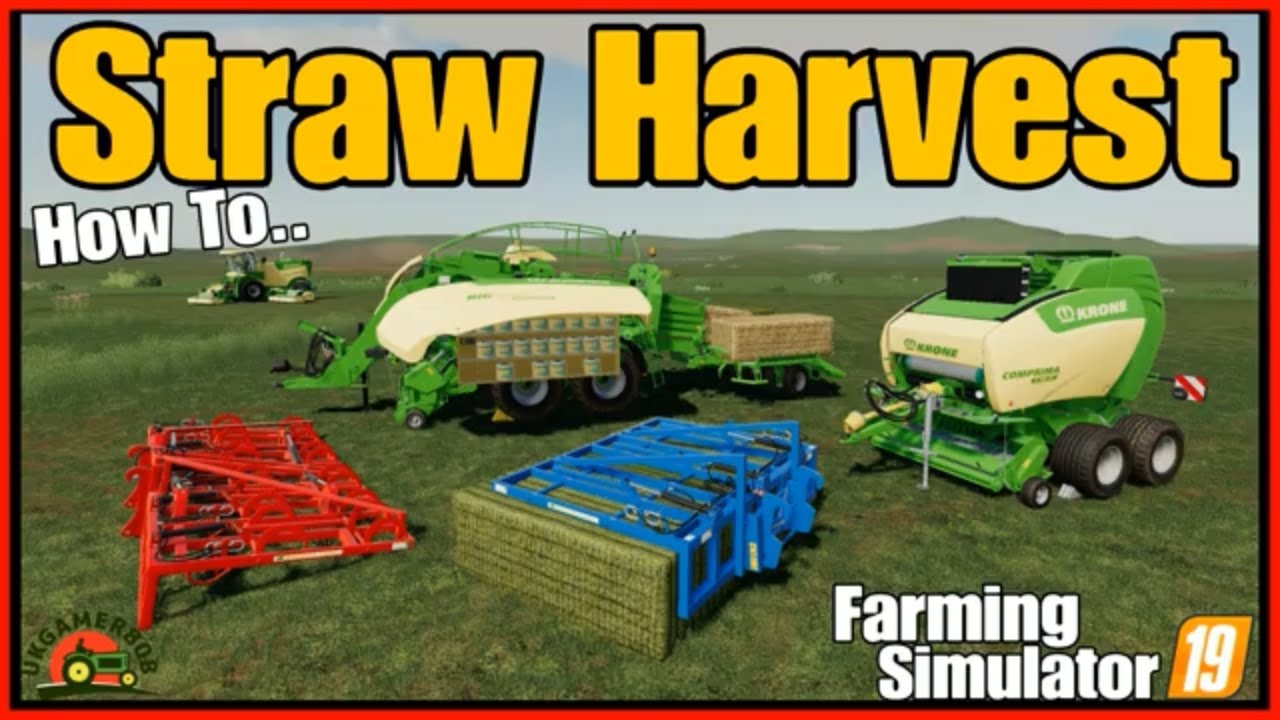 Unleash The Power Of Krone Balers In Fs19 Straw Harvest Dlc For Farming ...