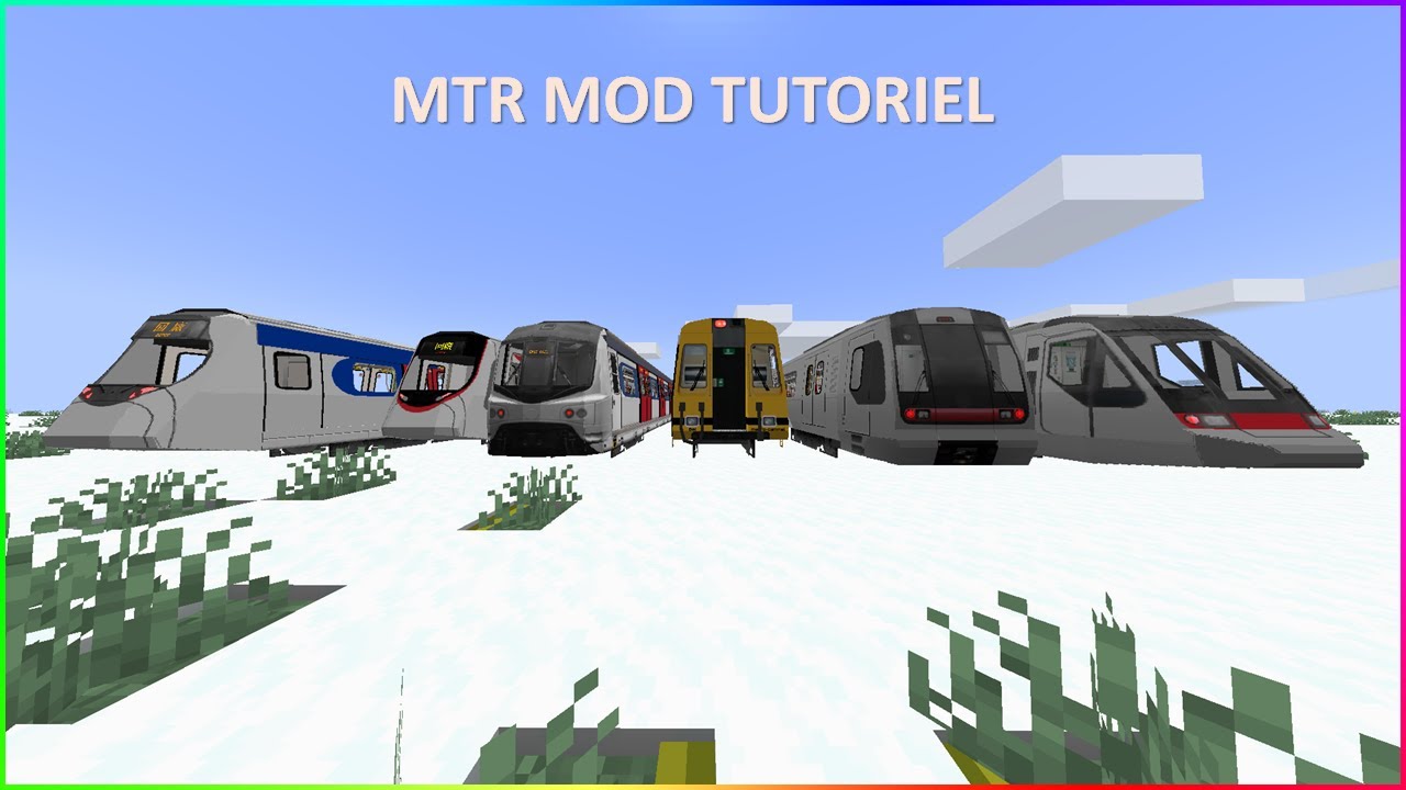 Présentation de mod | Minecraft Transit Railway (MTR) - YouTube