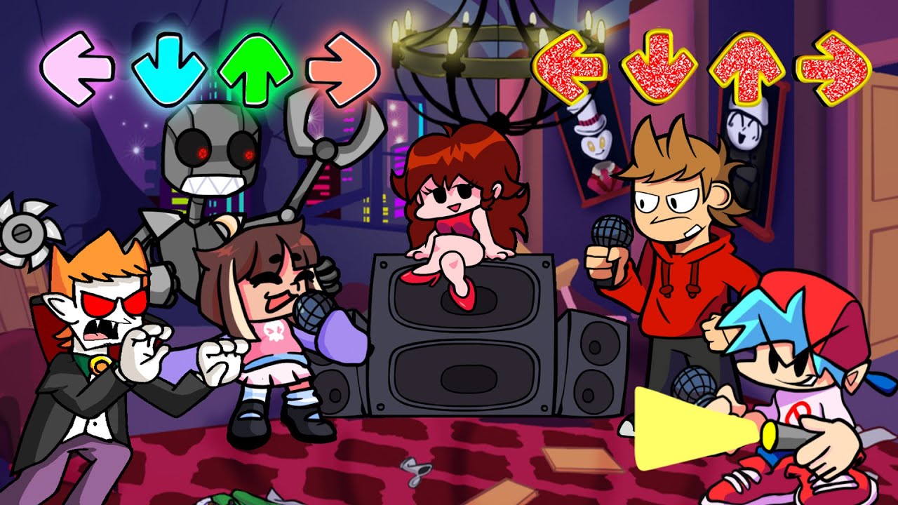 Friday Night Funkin' - VS QT + Boyfriend and Matt Vampire - FNF Mod ...