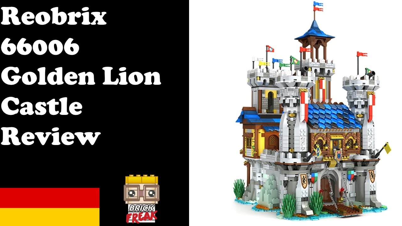 Reobrix 66006 - Golden Lion Castle - Review - YouTube