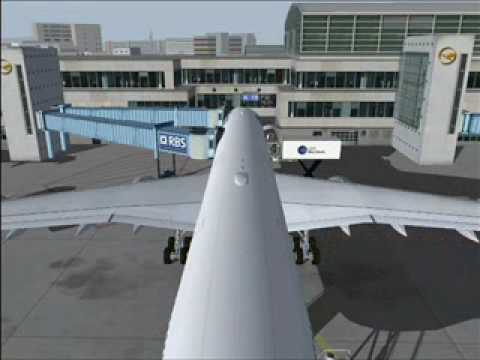 FS2004 IFR Flight Lufthansa LH430 EDDF-KORD - YouTube