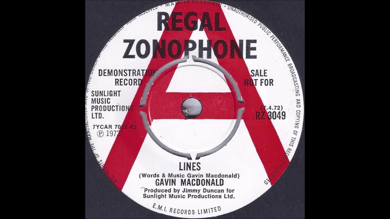 Gavin Macdonald ‎– Lines (1972) - YouTube