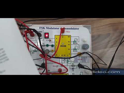 FSK using IC XR 2206 - YouTube