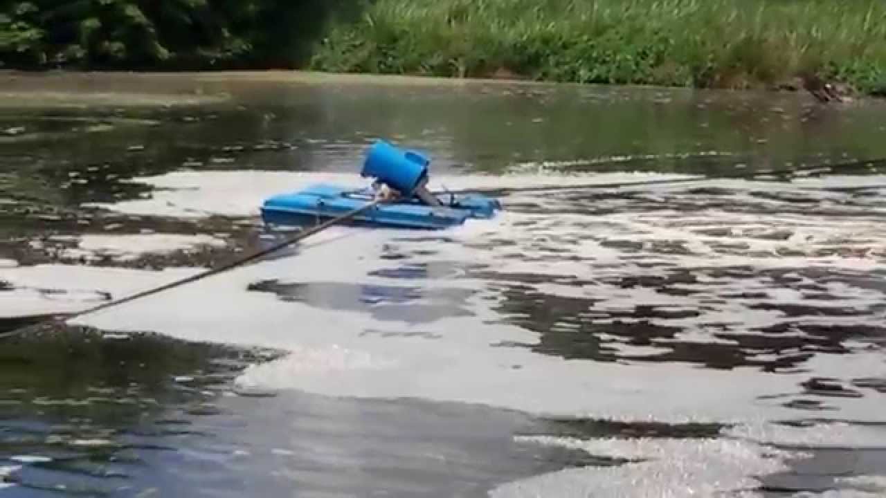 Turbo Jet Surface Aerator 15 HP - Aero Tech - YouTube