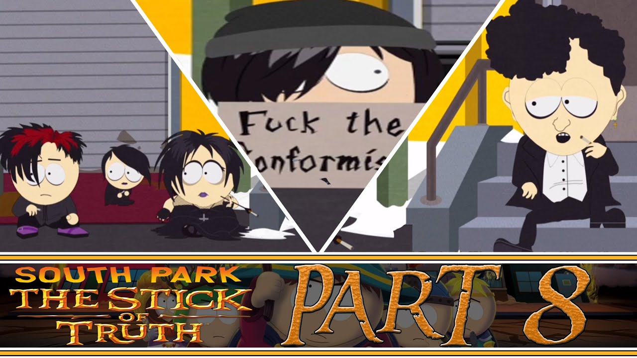 South Park The Stick Of Truth Part 8 - Goth Kids - YouTube