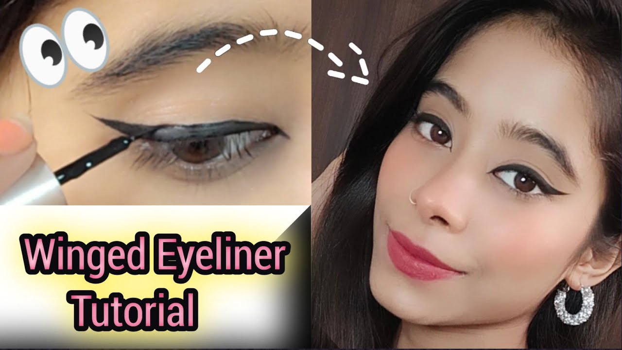 How To Apply Bold Winged Eyeliner👀Easy Way To Create Bold Liner # ...