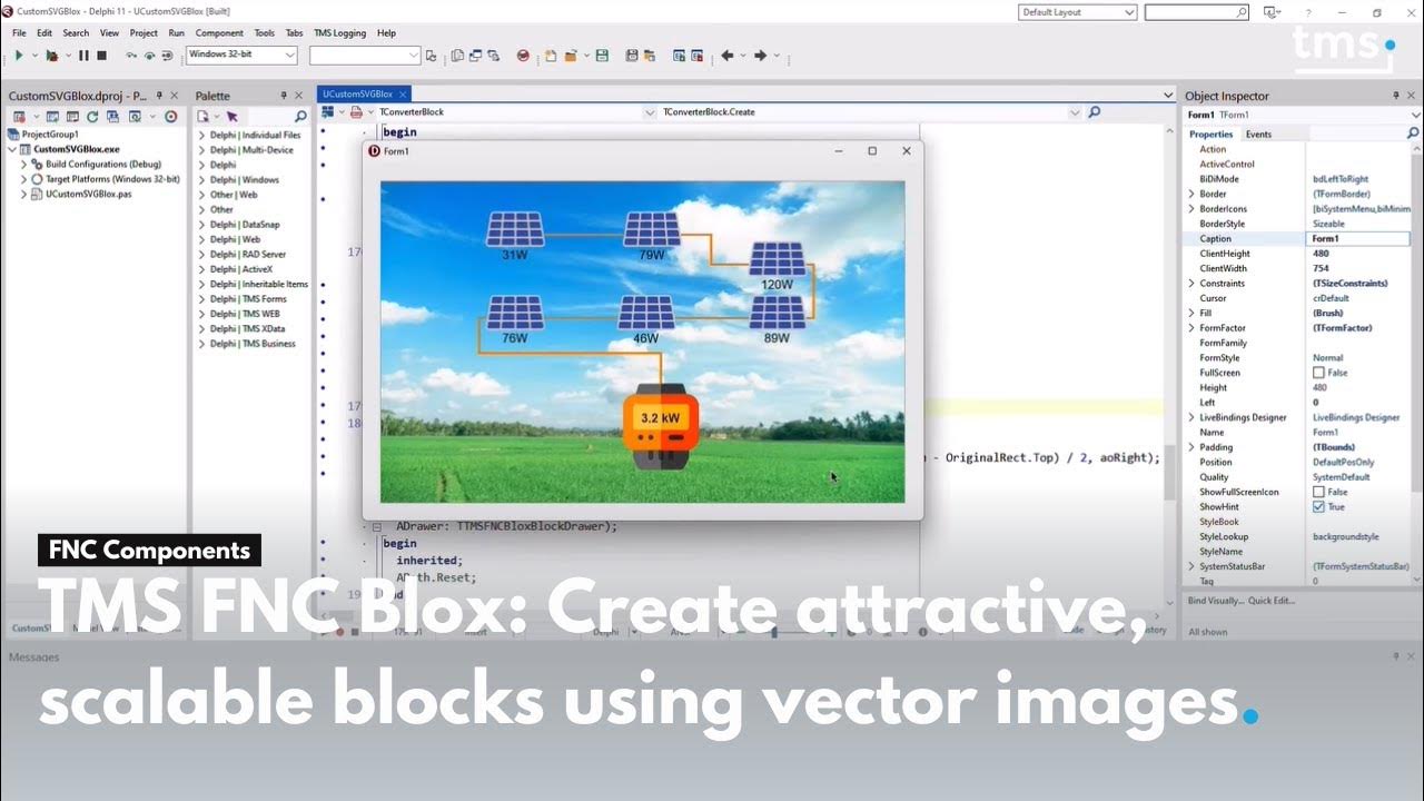 TMS FNC Blox: Create attractive, scalable blocks using vector images - YouTube