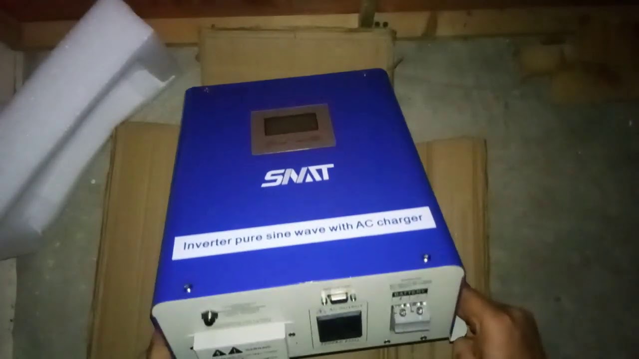 SNAT Inverter 1kw 12v Unboxing from Shopee - YouTube