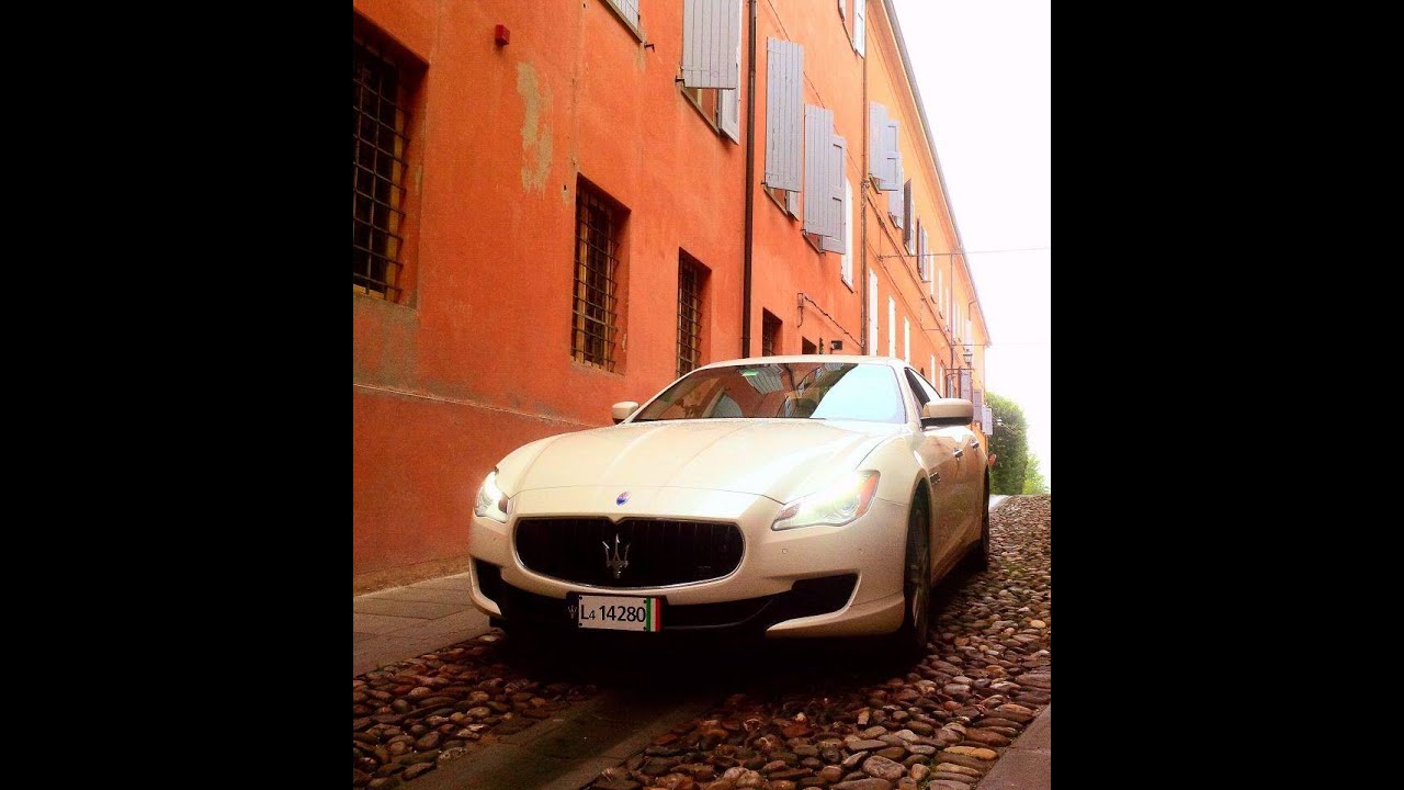 Driving the Maserati Quattroporte in Modena, Italy - YouTube