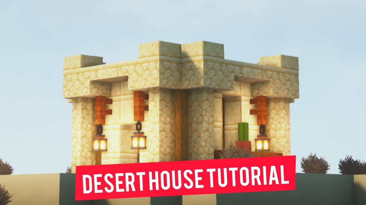 Minecraft 1.19 Easy Starter Desert House Tutorial - YouTube