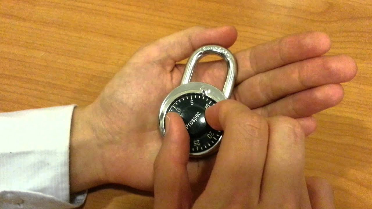Prospec Combination Lock Tutorial - YouTube