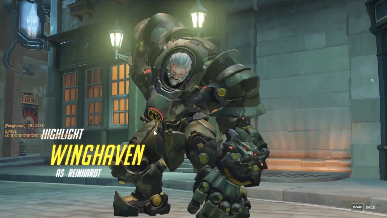 REUNITED Overwatch - 360 no-scope Reinhardt ult by Winghaven - YouTube