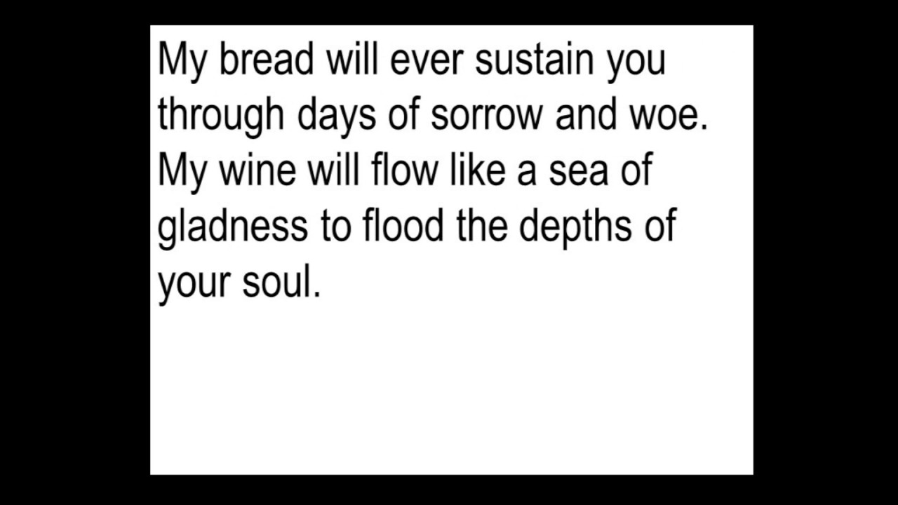 Table of plenty - YouTube