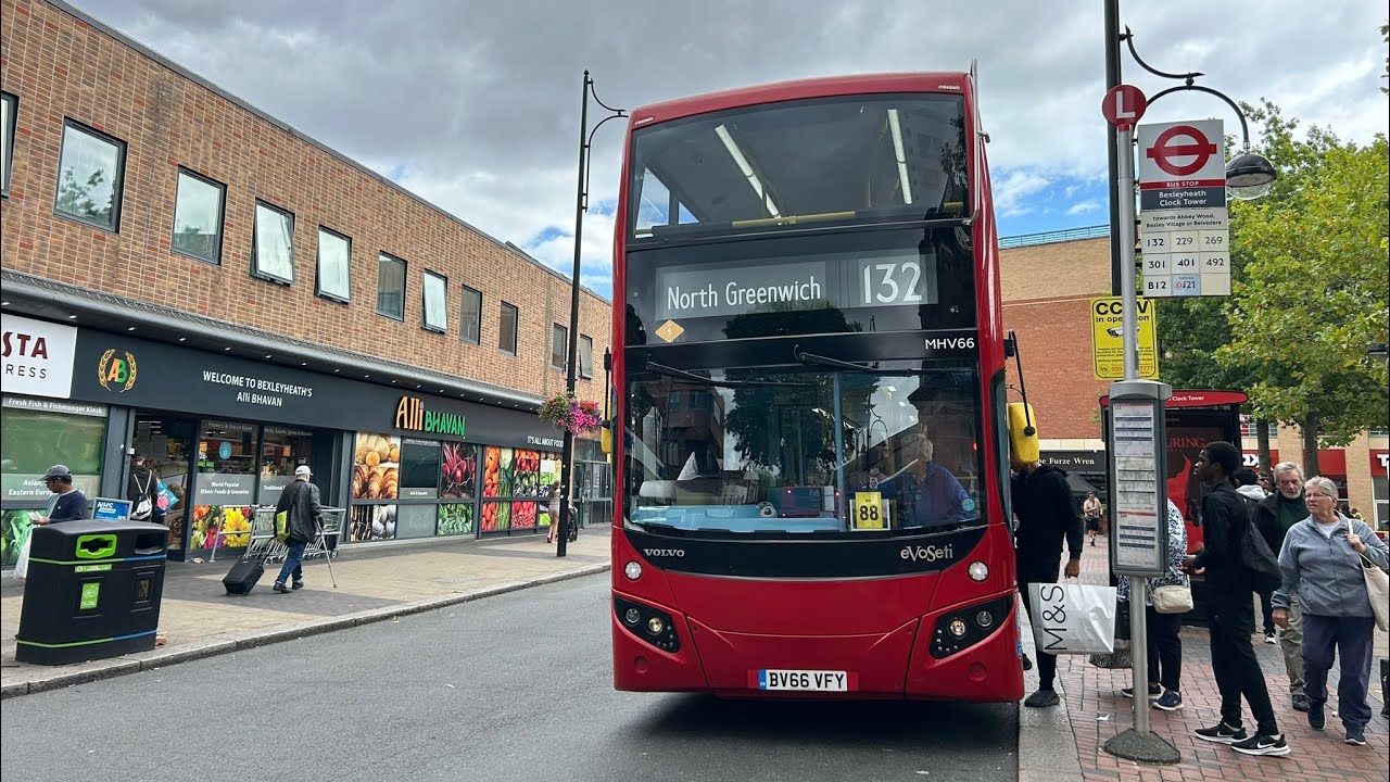 FULL ROUTE VISUAL|London Central Route 132 North Greenwich ...