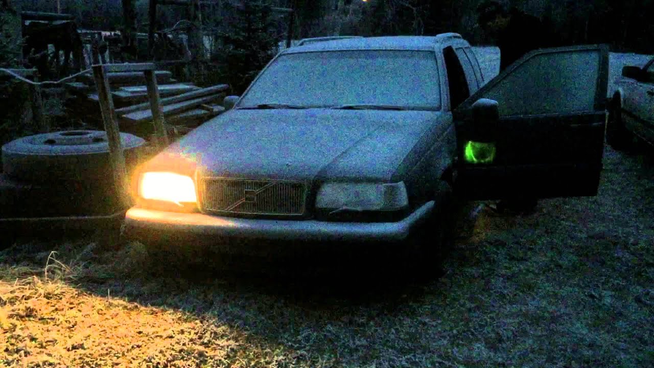 Volvo 855 awd cold start and running on 4 cylinders! - YouTube