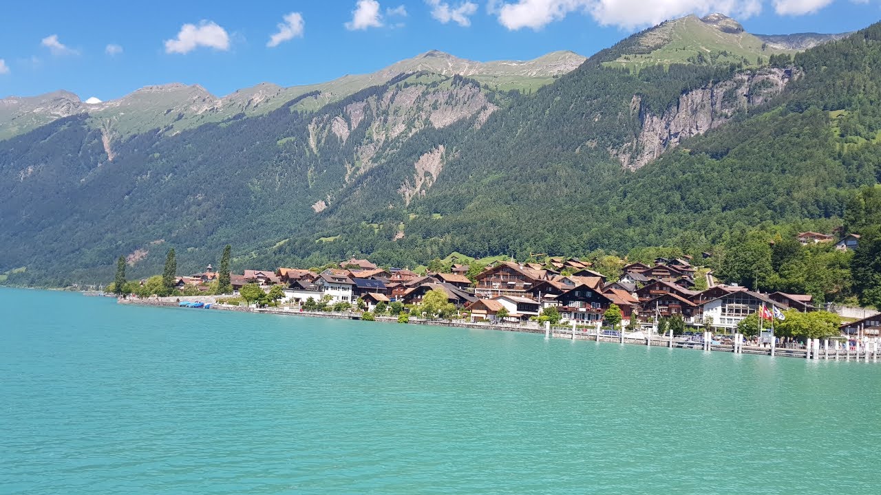 Interlaken; Switzerland Town Between Two Lakes Thun And Brienz - YouTube