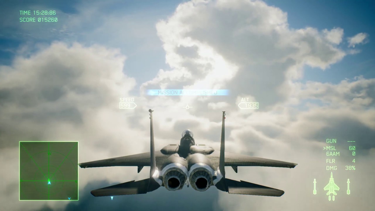 Two-pronged Strategy - Ace Combat 7 Mission 3 Walktrough - YouTube