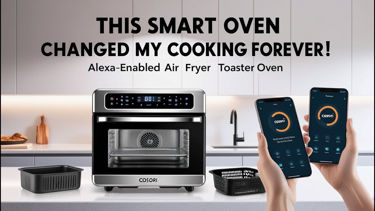 COSORI 11-in-1 Smart Oven | Best Alexa-Enabled Air Fryer Toaster Oven ...