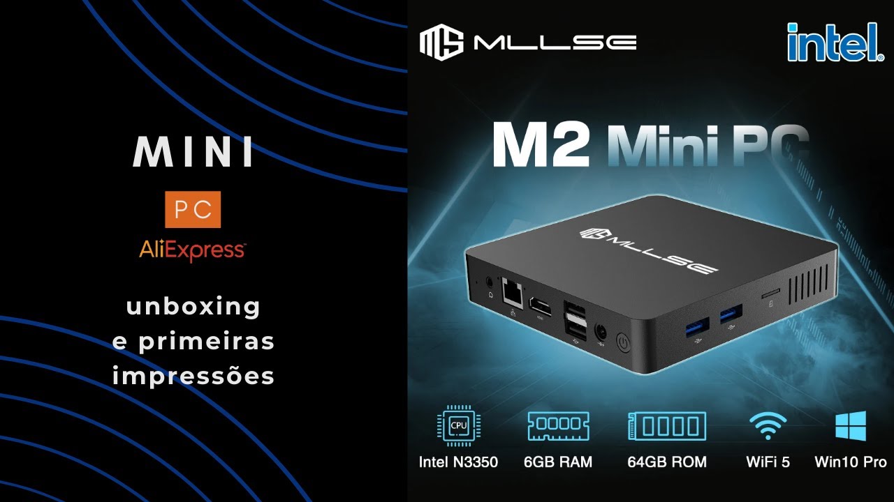 MINI PC DO ALIEXPRESS,UNBOXING E PRIMEIRAS IMPRESSÕES - YouTube