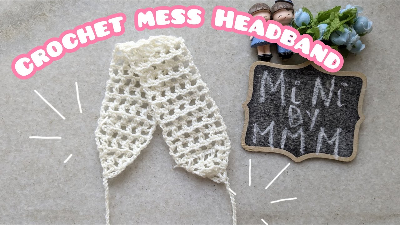 Crochet mess headband cute crochet easy pattern crochet for beginners ...