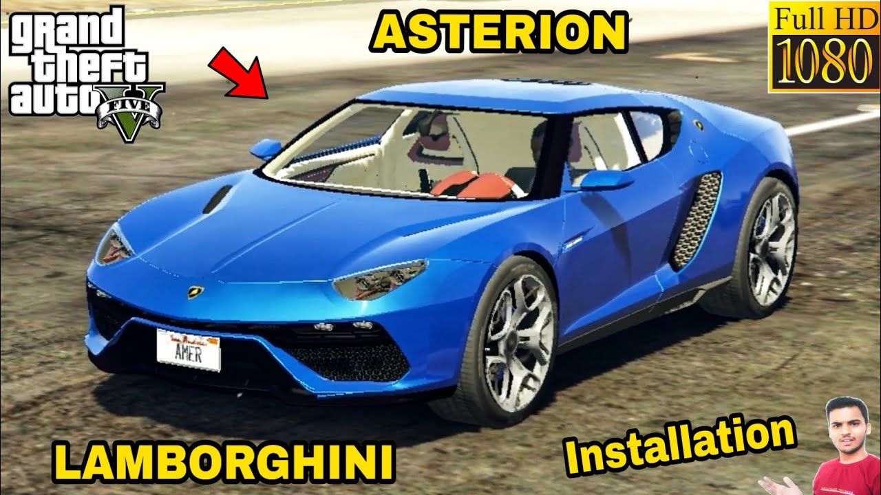 GTA 5 : HOW TO INSTALL LAMBORGHINI ASTERION CAR MOD🔥🔥🔥 - YouTube