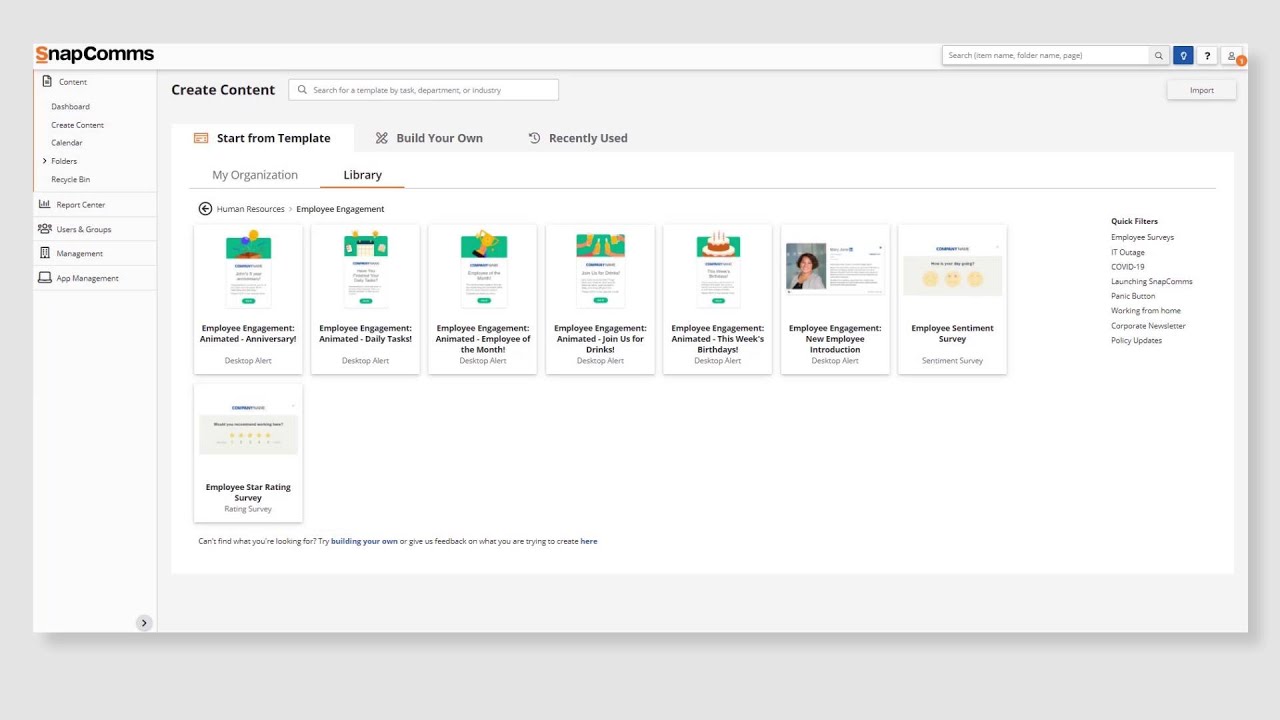 SnapComms Create Content Overview - YouTube