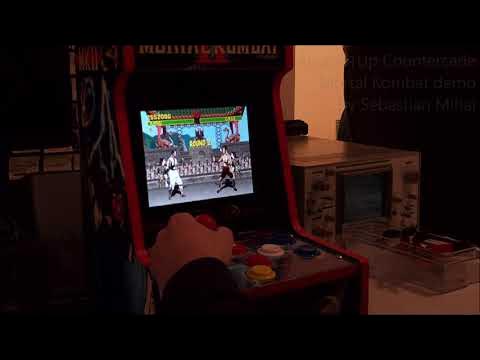 Arcade1Up Countercade Mortal Kombat playthrough/demo (Kano) - YouTube