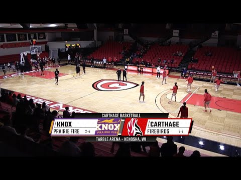 Carthage Men's Basketball vs. Knox 2024_12_7 - YouTube