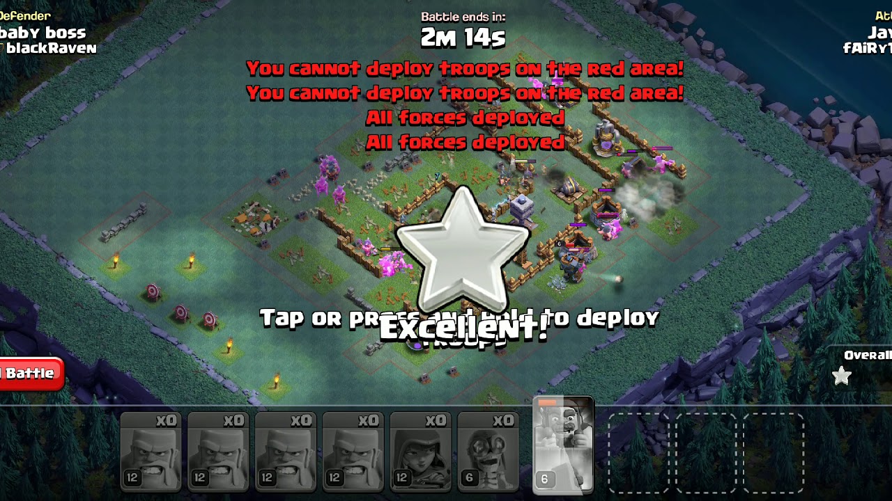 Coc first attack builderbase - YouTube