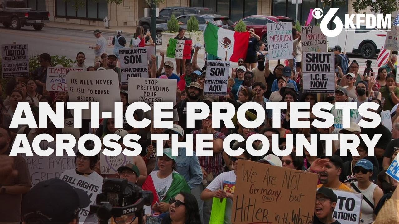 Anti-ICE protesting extends beyond California with nationwide support ...