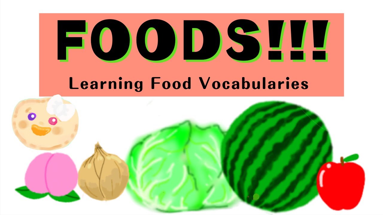 Foods animation | learning food vocabularies | animated film - YouTube