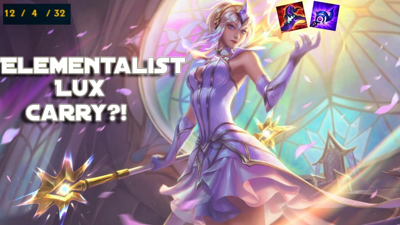 Trying Elementalist Lux | League of Legends chill Lux aram gameplay - YouTube