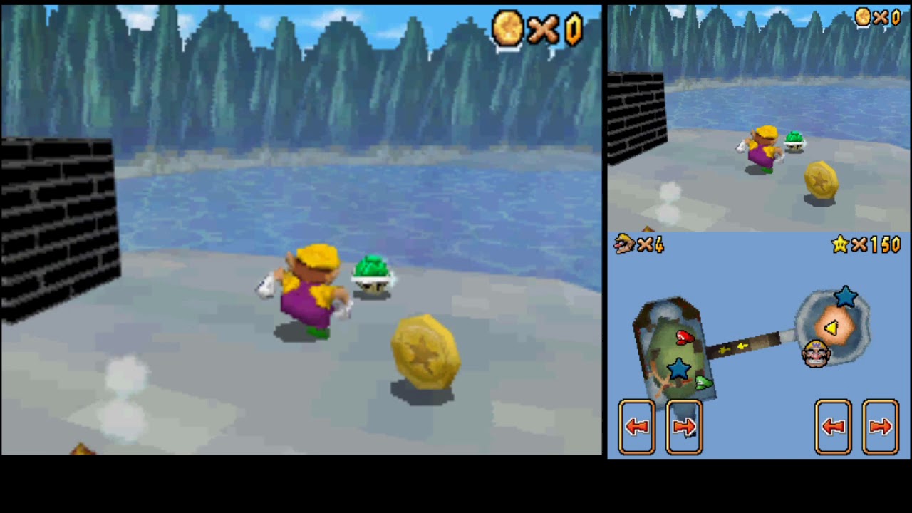 [SM64DS] DDD Koopa Surfin' Switch Star 16.78 Wario - YouTube