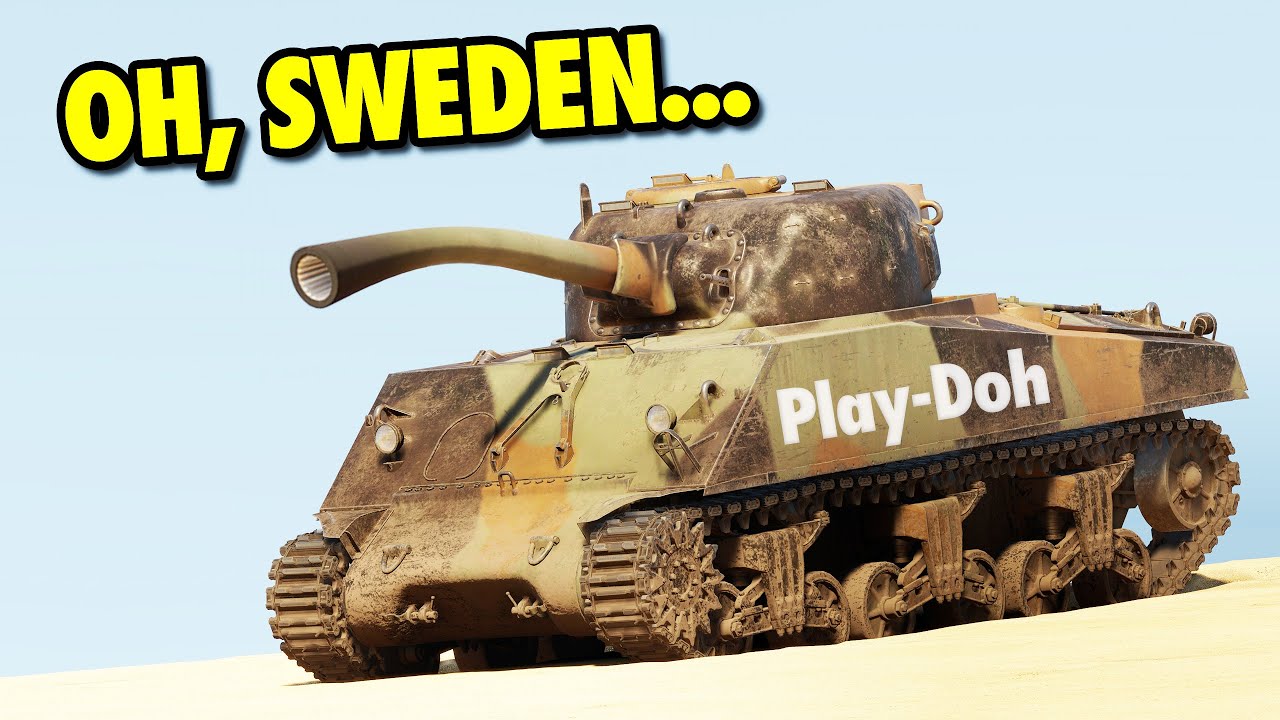 SWEDEN TRIED TO MAKE A SHERMAN - Sherman III/IV in War Thunder - YouTube