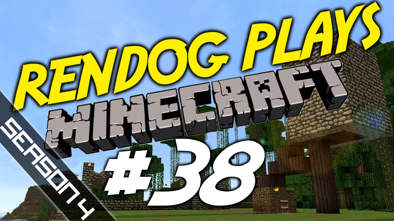 Minecraft Survival Lets Play [S4E38] - Mob Castle Foundations! - YouTube